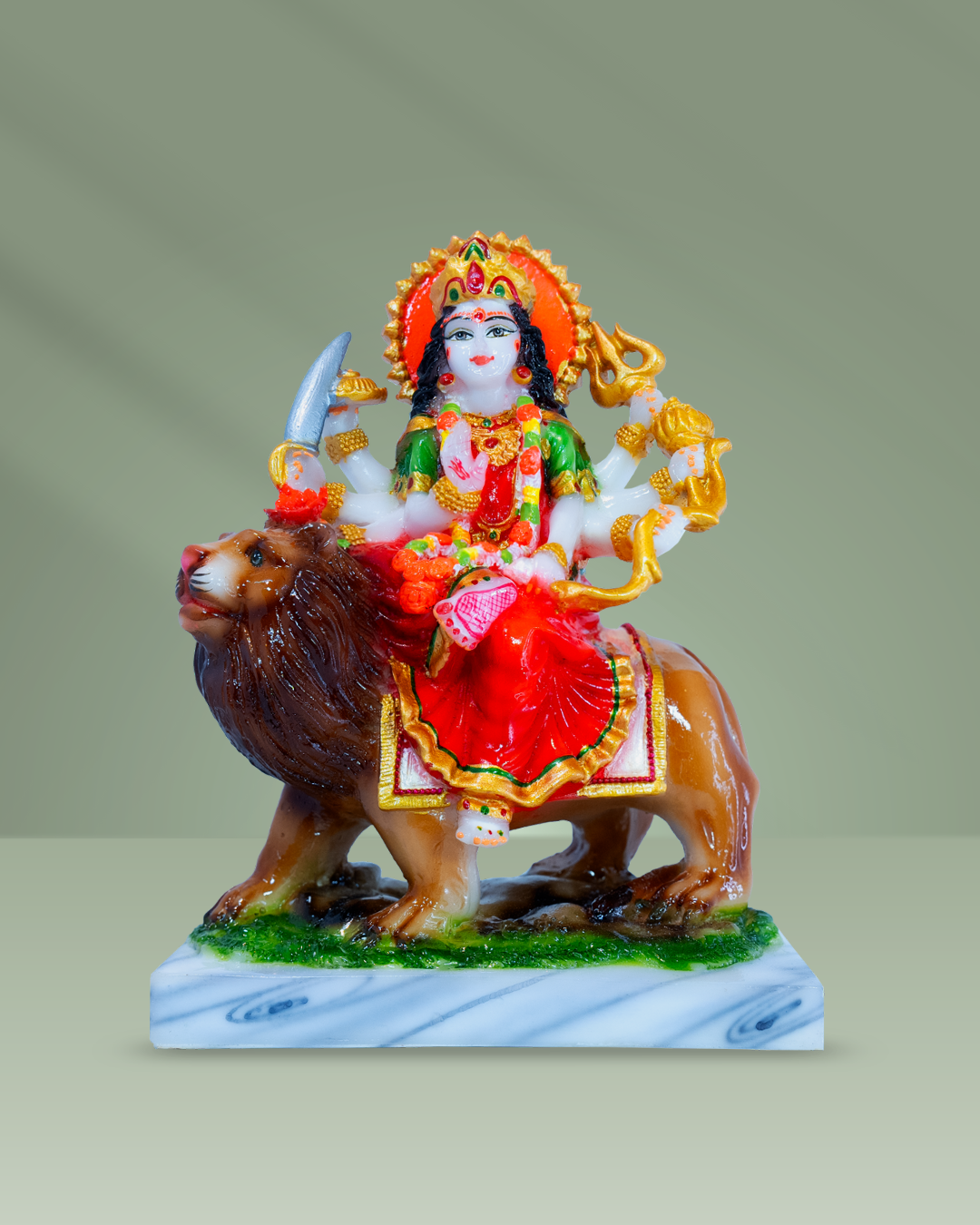 Maa Durga - Shakti Roop (Coloured) – Shiv Sadhna